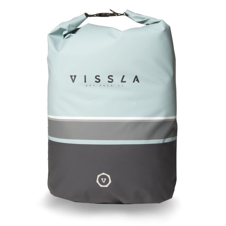 Sac étanche Vissla 7 Seas 35L Dry Backpack - Dusty Aqua - Eté 2022 ...