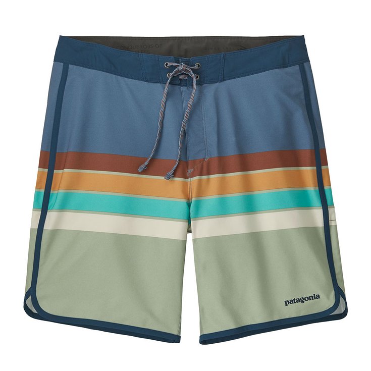 Boardshort Patagonia Hydropeak Scallop 18" Santa Cruz Stripe Lon - Eté ...