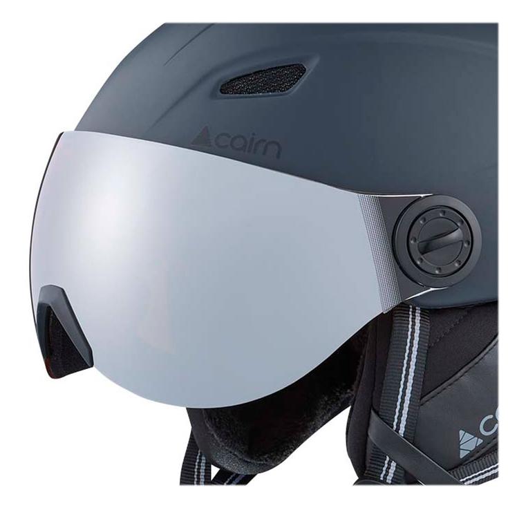 Casque de ski avec visière Cairn Impulse Visor Anthracite Grey - Hiver ...